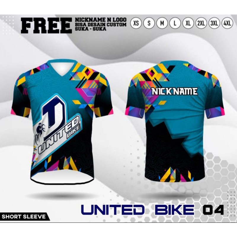 Jual jersey sepeda united baju united bike kaos pria FULLPRINT | Shopee Indonesia