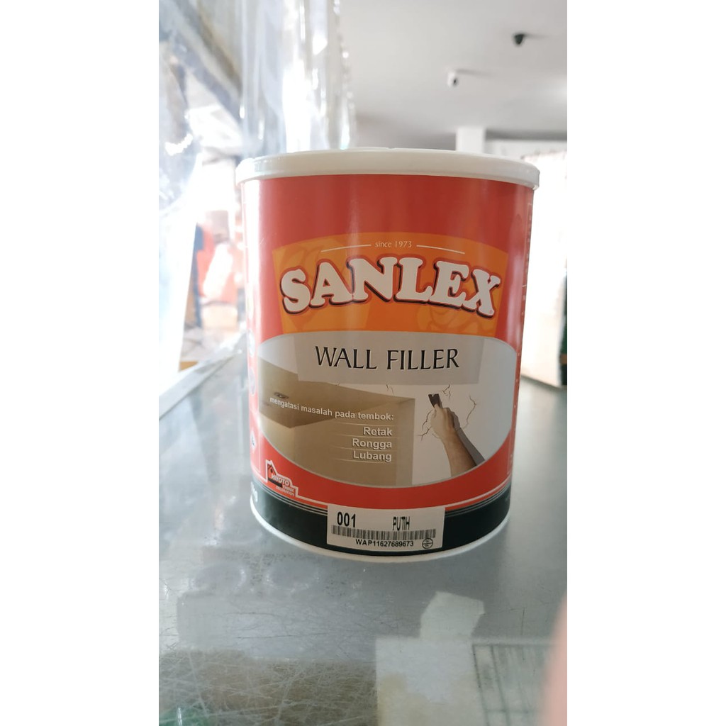 Jual DEMPUL/PLAMIR TEMBOK SANLEX 1KG | Shopee Indonesia