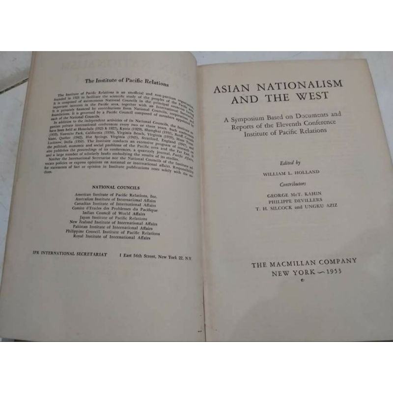 Jual BUKU ASIAN NATIONALISM AND THE WEST GEORGE McT KAHIN DKK. | Shopee ...