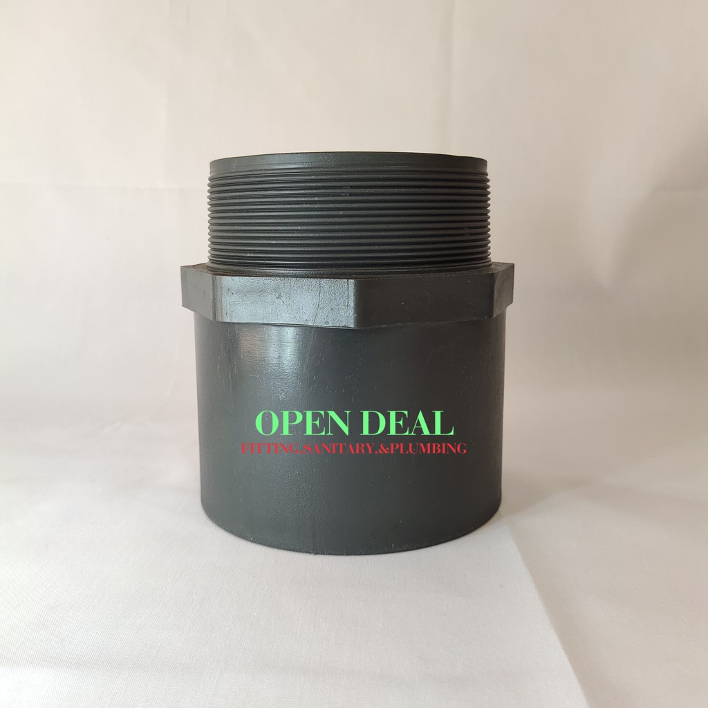 Jual SDL Aw 4" inch Superlon / Sok Drat Luar 4 in Pvc / Valve Socket Sock | Shopee Indonesia