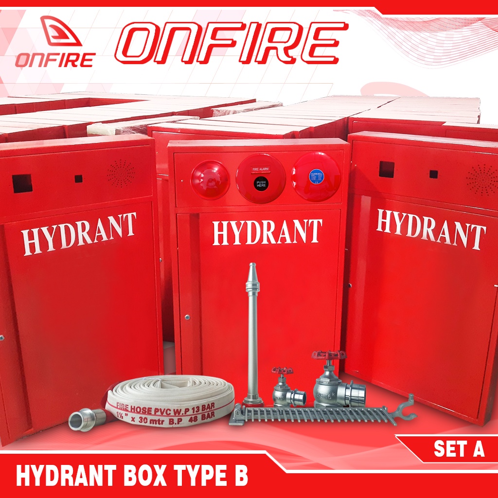 Jual Hydrant Box Type B 1 Set With Fire Alarm | Shopee Indonesia