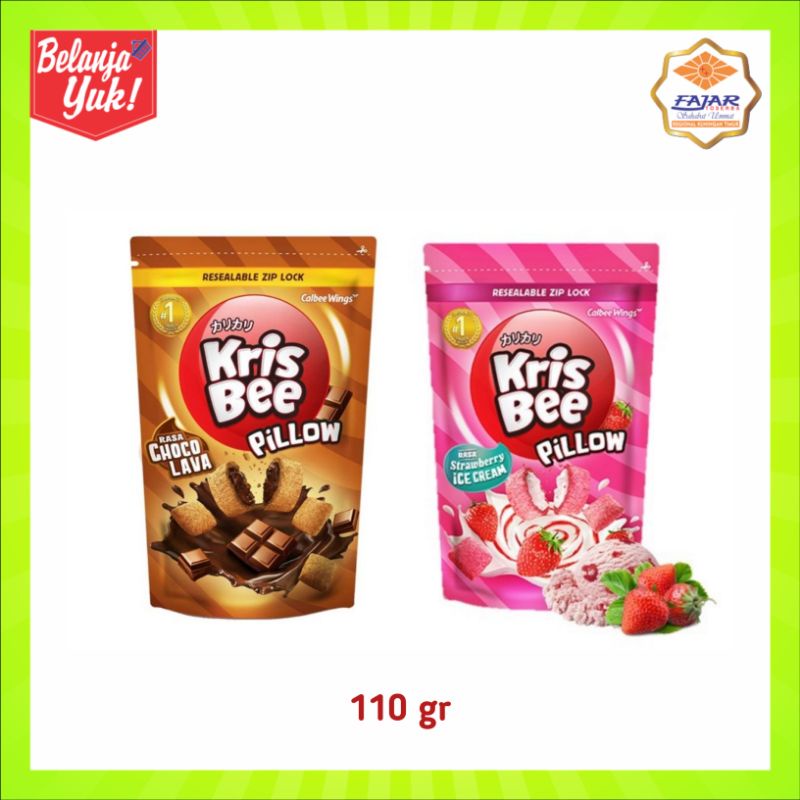 Jual Kris Bee Pillow Pouch Rasa Choco Lava dan Strawberry Ice Cream ...