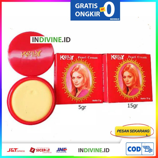 Jual Cream Kelly Krim Pearl 5gr 15gr Kecil Besar Original | Shopee ...