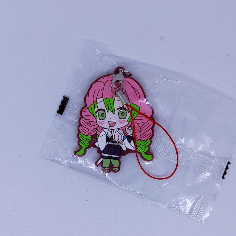Jual original rubber keychain mitsuri kanroji demon slayer kimetsu no ...