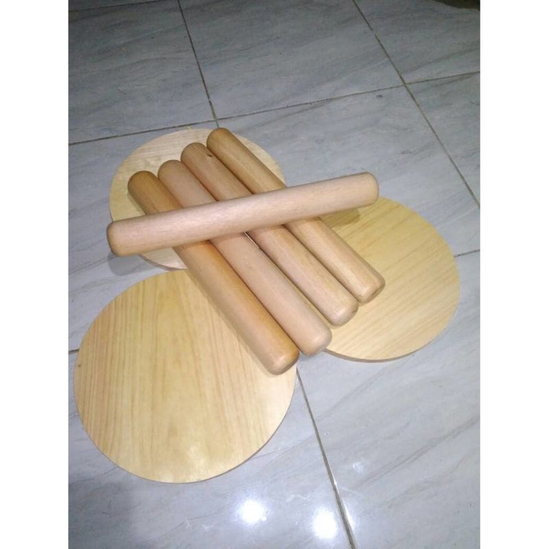 Jual Rolling Pin Kayu / Penggilas Adonan / Penggiling Adonan / Penumbuk ...