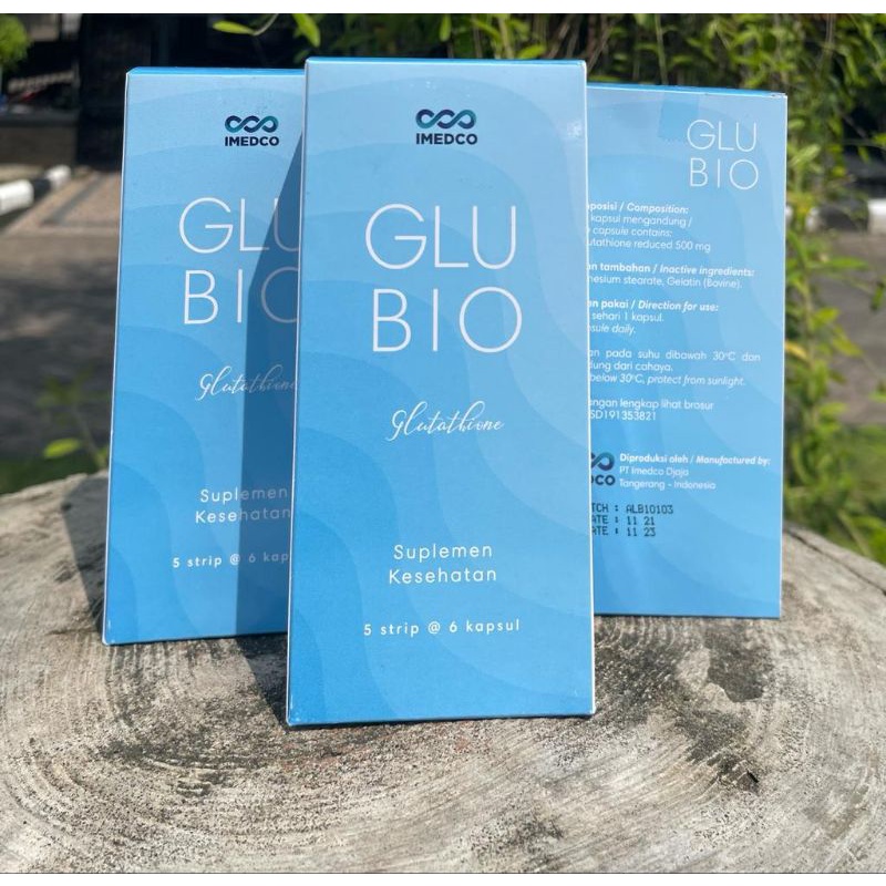 Jual Suplemen vitamin Glutathion Glubio kapsul whitening BPOM | Shopee ...