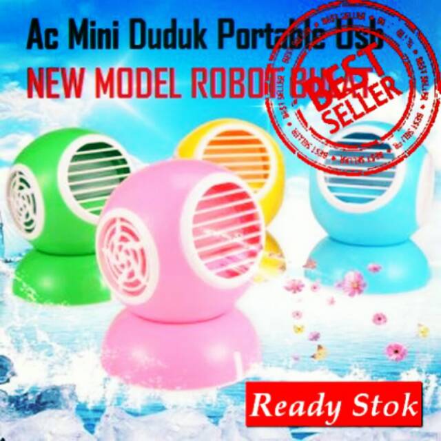 Jual Ac Mini Duduk Portable Generasi 2 Model Robot Bulat | Shopee Indonesia