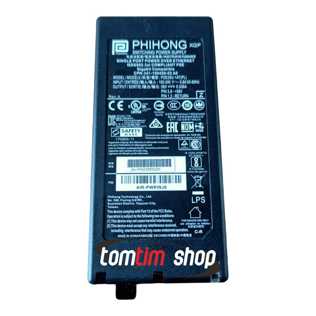 Jual PoE Power Injector Gigabit Phihong 56V - 0,536A Original | Shopee ...