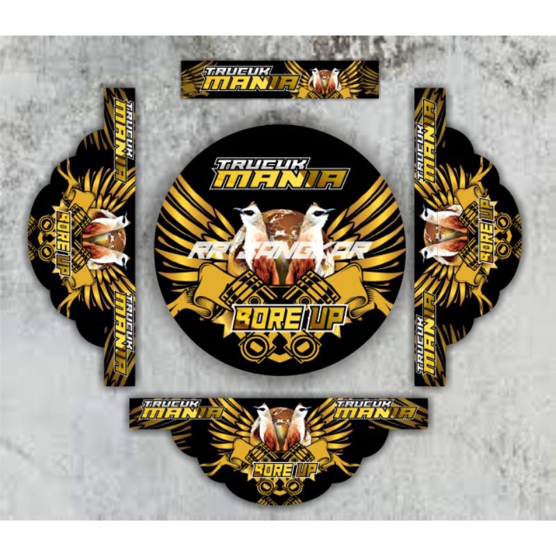 Jual Stiker Custom Tebok Lovebird | Shopee Indonesia