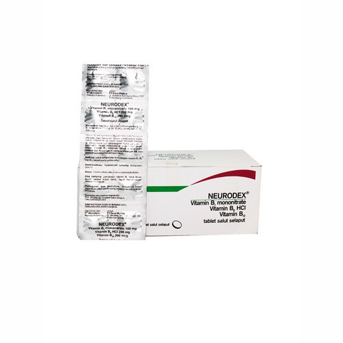 Jual NEURODEX TABLET VITAMIN SARAF OBAT CAPEK | Shopee Indonesia