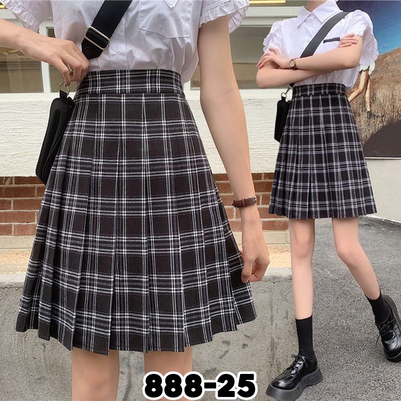 Jual KARAKOREA 888 Tennis Midi Skirt Pt.2/ Rok Midi/Korean Pleated ...