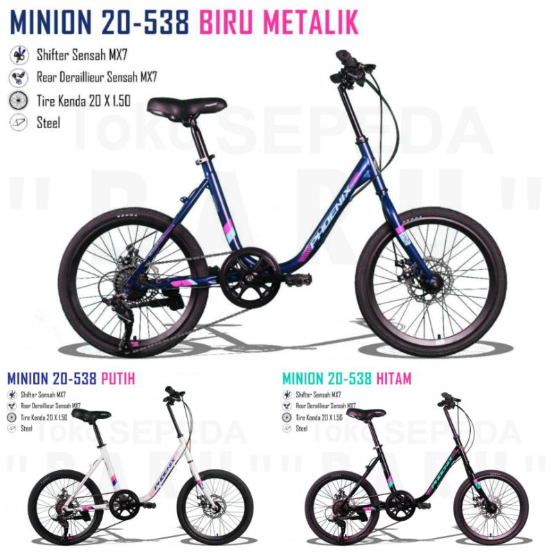 Jual TB - Sepeda Minion PHOENIX MINION 20-538 | Shopee Indonesia
