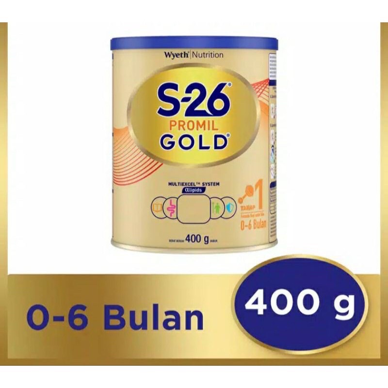 Jual s26 Promil Gold Tahap 1 400g & 900g | Shopee Indonesia