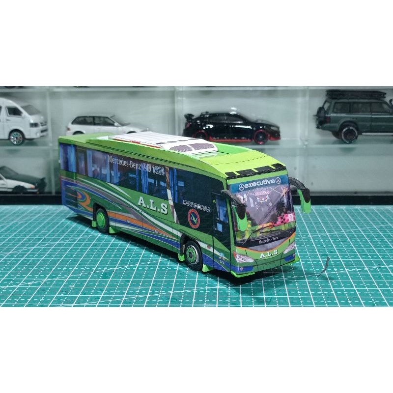 Jual Miniatur Bus Papercraft Bus ALS Scala 64 | Shopee Indonesia