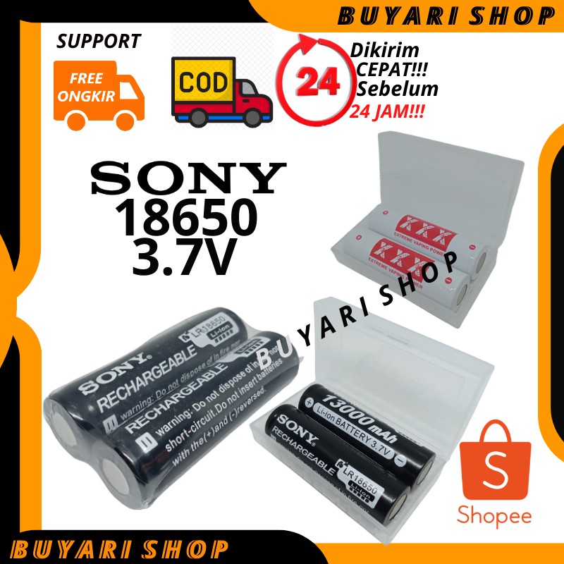 Jual Baterai 18650 Flat Top Batre 18650 3.7V Batre Vape 18650 3.7V FLAT ...