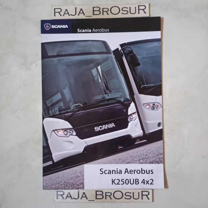 Jual Poster brosur katalog leaflet United Tractors UT Scania Aerobus ...