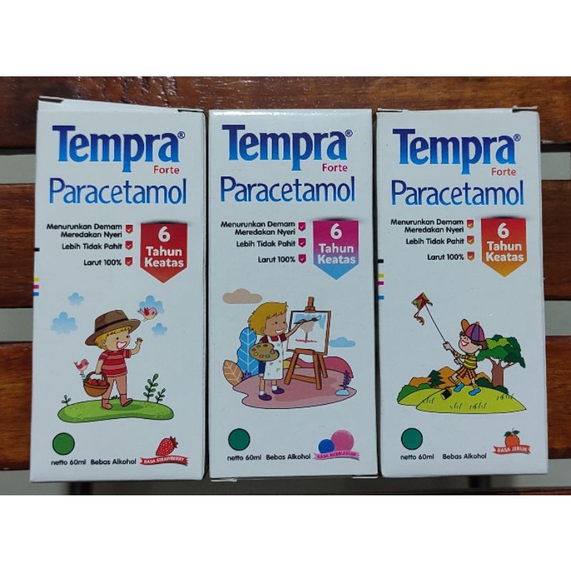 Jual Tempra Forte Sirup 60 ML / Paracetamol 250 Mg / Anak 6 Tahun Ke ...