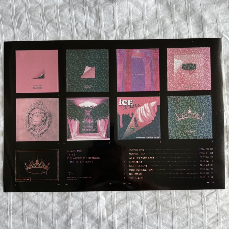 Jual [sharing] Bookmark, Folded Poster, Hologram Sticker - Blackpink 4 ...
