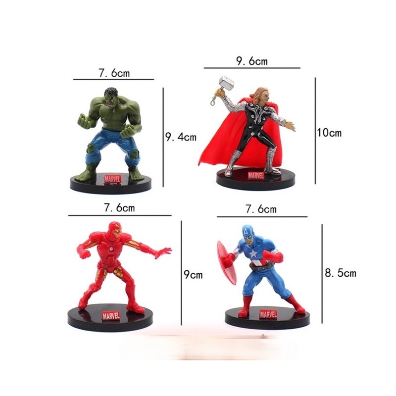 Jual hiasan roti hero marvel captain amerika hulk thor hiasan tart ...