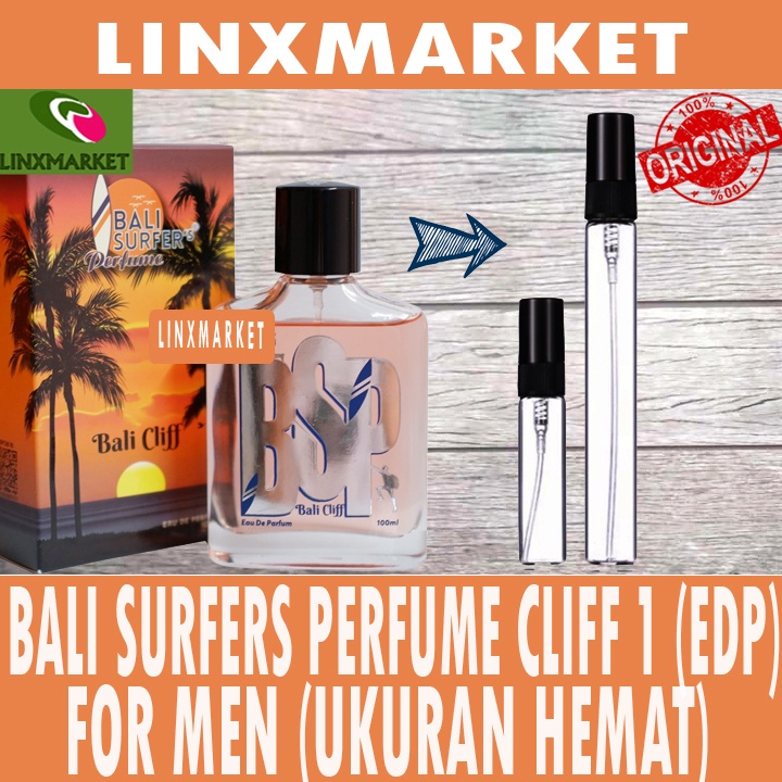 Jual ORIGINAL BSP BALI SURFER'S / SURFERS PERFUME CLIFF 1 FOR MEN (EDP ...