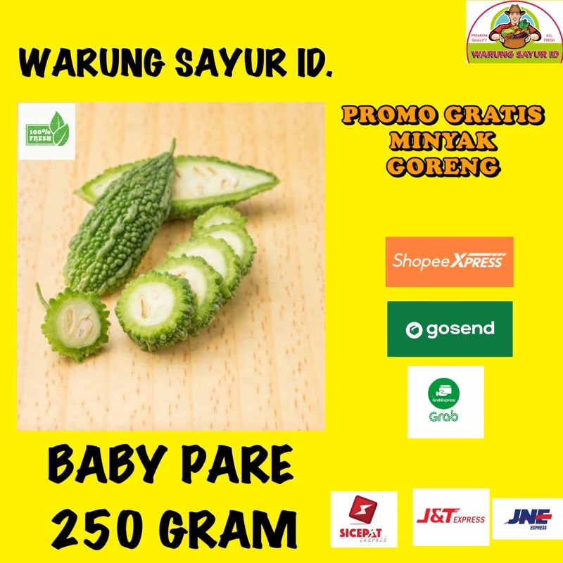 Jual WARUNG SAYUR ID.| BABY PARE 250 GRAM | SAYUR SEGAR | SAYUR ONLINE ...