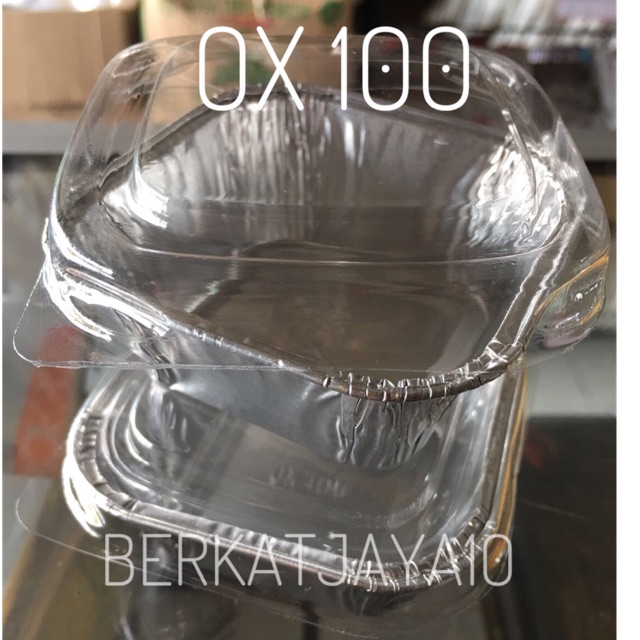 Jual ALUMINIUM FOIL CUP OX 100 + Tutup Mika (Isi 10 Pcs) Aluminium Foil Tray | Shopee Indonesia