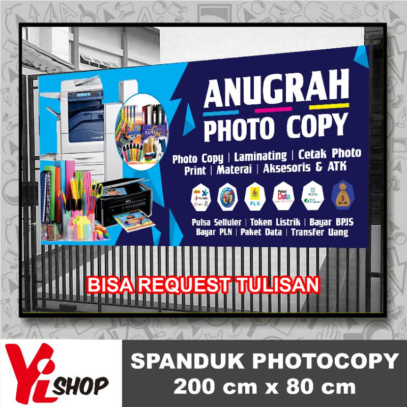 Jual Spanduk Photocopy / Spanduk ATK / Spanduk Fotocopy Banner | Shopee Indonesia