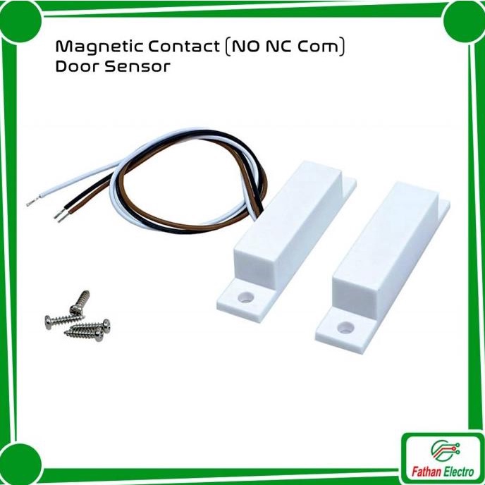 Jual :=:=:=:=] Magnetic Contact NO NC COM Door Sensor (3 Kabel ...