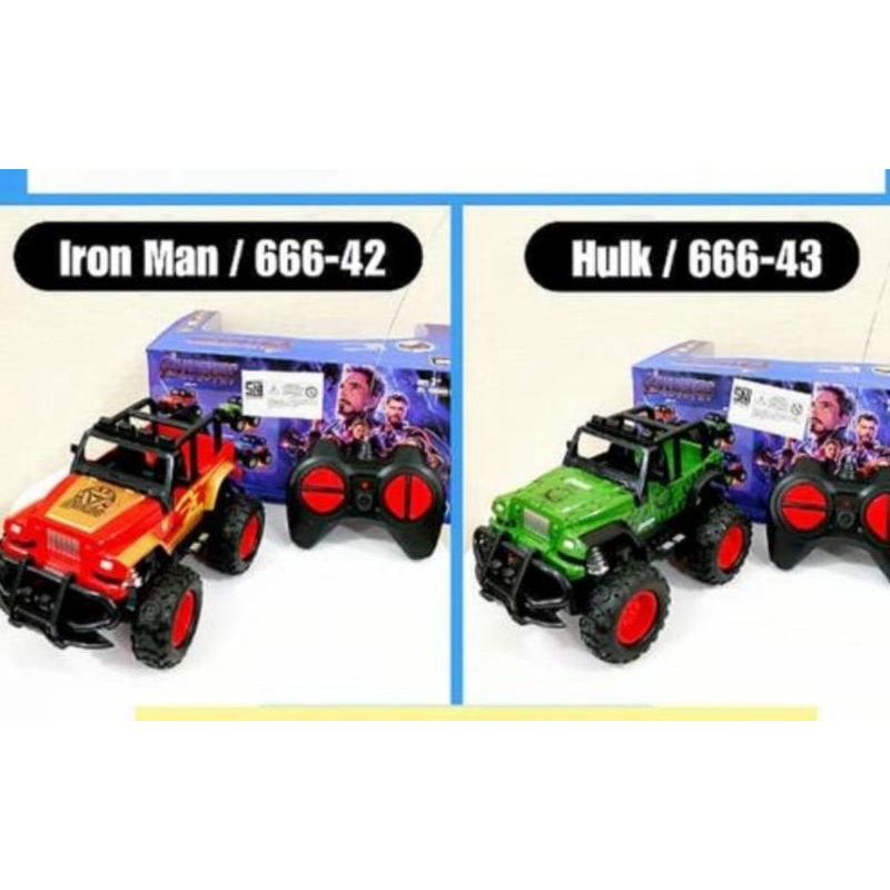 Jual Mobil remote avengers/iron man/hulk | Shopee Indonesia
