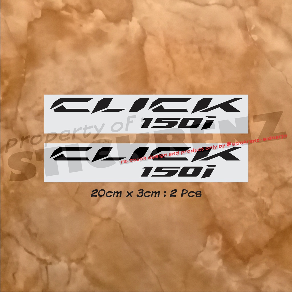 Jual Cutting Sticker Stiker Body Motor Honda Click 150i 01 Custom ...