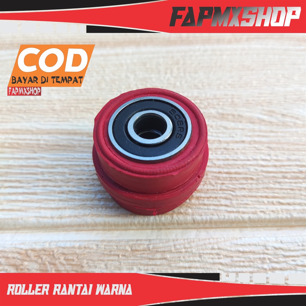 Jual Roller rantai kombinasi besi dan karet penahan rantai kombinasi ...