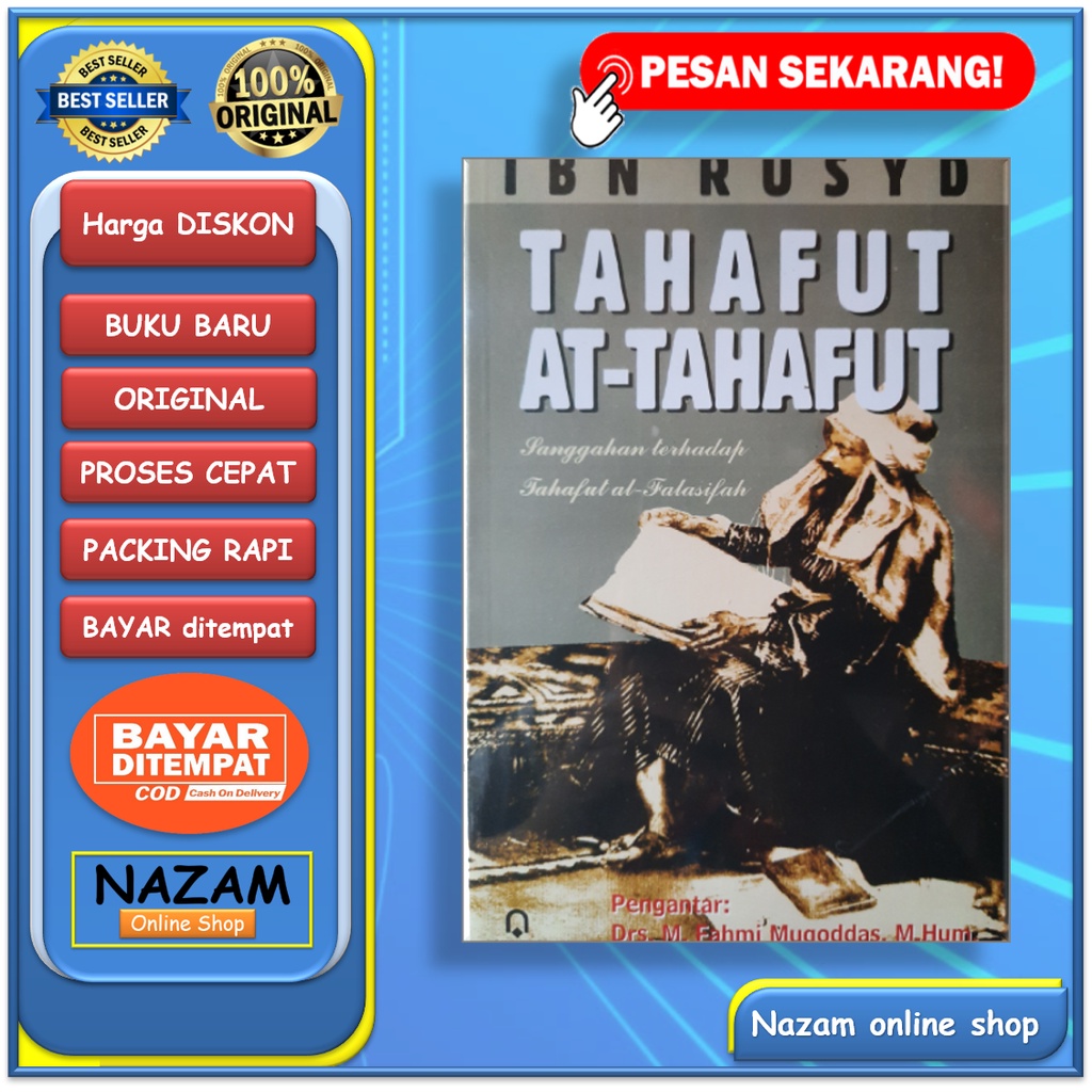Jual Ahafut At Tahafut Sanggahan Terhadap Tahafut Al - Falasifah ...