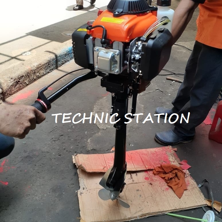 Jual Mesin perahu tempel OUTBOARD 5HP 4 Tak MOB850G MATSUMOTO MOB 850 G | Shopee Indonesia