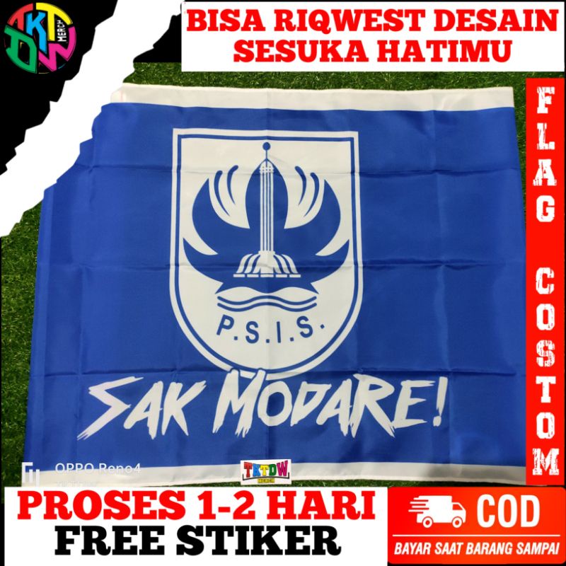 Jual BENDERA PSIS SEMARANG MURAH READY STOK BANYAK SIAP KIRIM (SAK ...