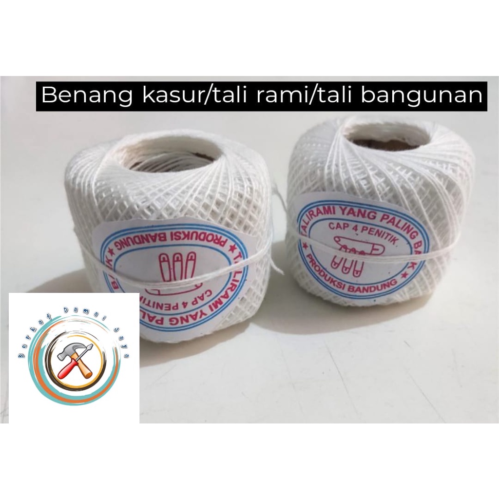 Jual Benang Kasur / Tali Bangunan / Tali Rami 1 Roll Gulungan Kecil ...