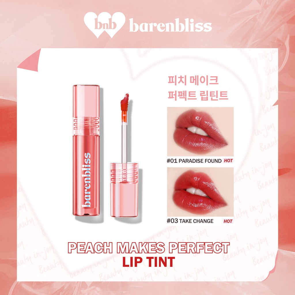 Jual Barenbliss Peach Makes Perfect Lip Tint 3ml | Shopee Indonesia