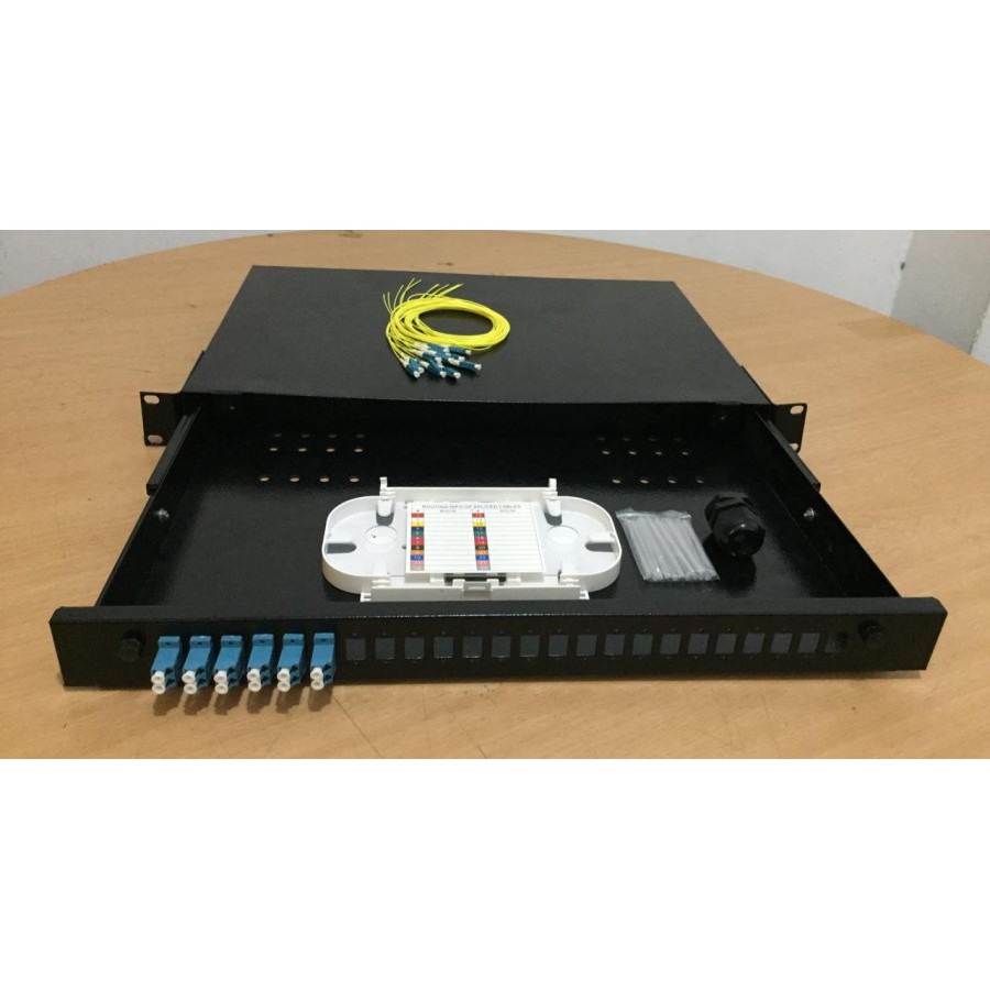 Jual OTB Rack LC 12core singlemode lengkap pigtail | Shopee Indonesia