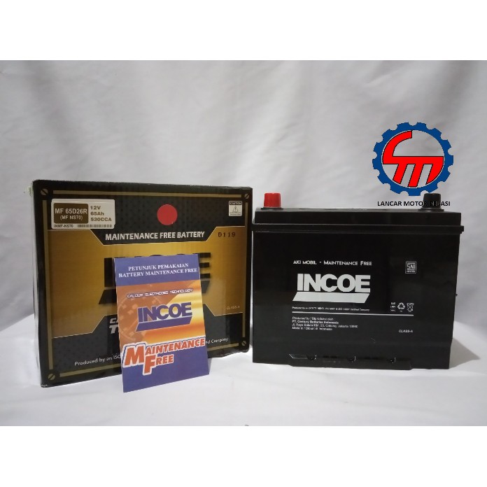 Jual Aki accu Kering Incoe Astra MF NS70 65Ah Panther Hino Lohan Ranger Kijang Diesel L300 ...
