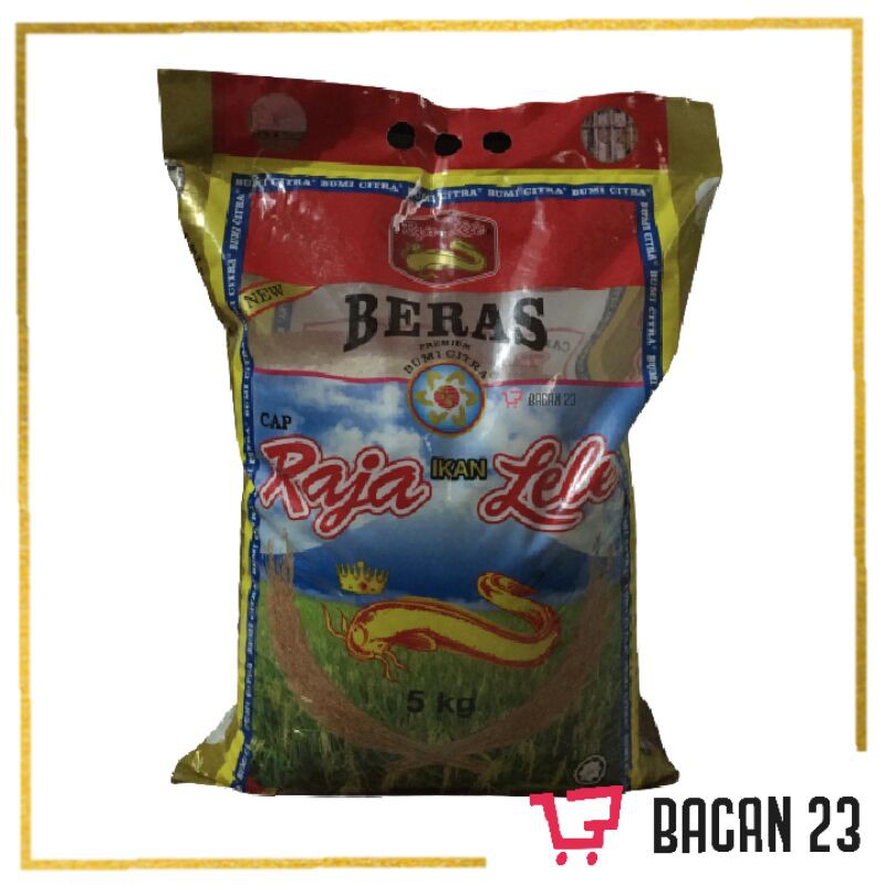 Jual Beras Raja Ikan Lele 5 Kg / Beras Putih / Bacan 23 - Bacan23 ...