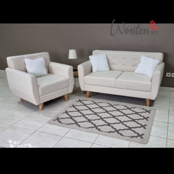Jual Sofa Set Minimalis 2 + 1 Seater - 02 Wonten Art Scandinavian ...