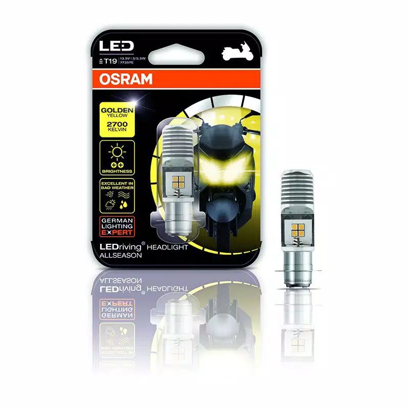 Jual Lampu LED Osram 4 titik Utama Motor Matic T19 H6 M5 K1 Kaki 1 Bebek atau Matik semua merek ...