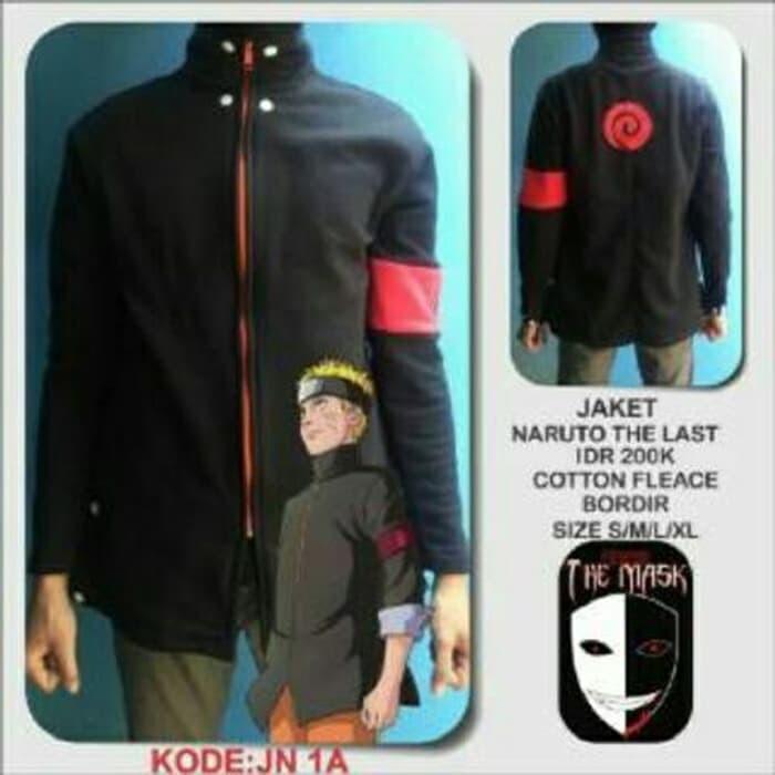 Jual Jaket Akatsuki Jubah Anime Naruto Mode Sennin Black Premium ...