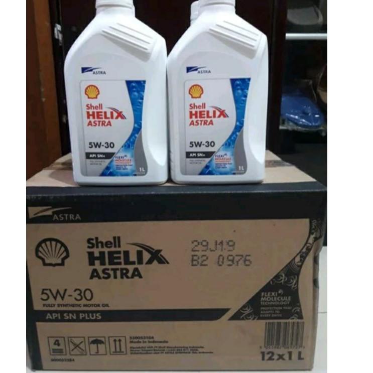 Jual Oli Mesin Shell Helix ASTRA 5W-30 100% ORIGINAL kemasan 1 liter リ ...
