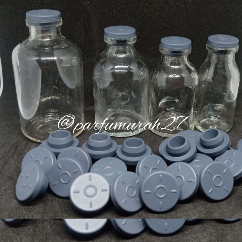 Jual Tutup Karet Botol Vial // Rubber Stopper | Shopee Indonesia