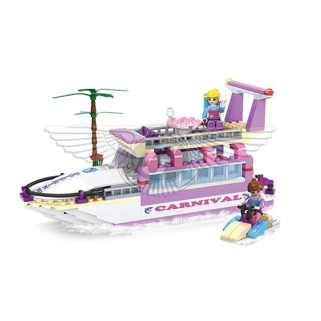 Jual LEGO COGO Brick 4508 - Dream Girls Yacht Kapal Pesiar | Shopee ...