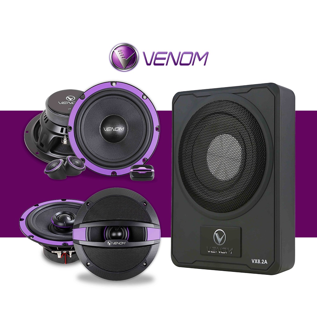 Jual Paket Audio Mobil Venom Vertigo plus Subwoofer Aktif | Shopee Indonesia