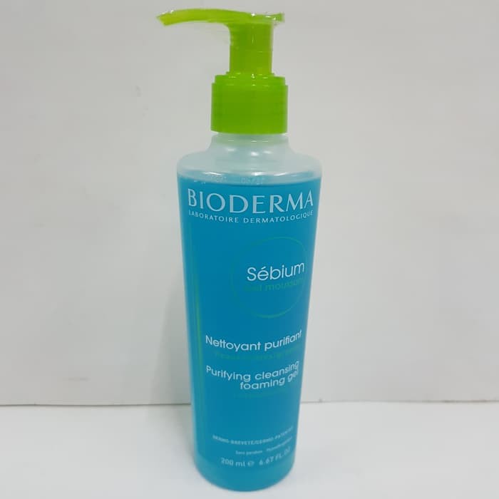 Jual BIODERMA Sebium gel moussant 200 ml Purifying Cleansing Foaming ...