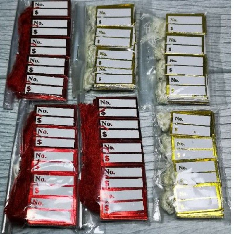 Jual 100 Pcs Label Harga Label Perhiasan Emas | Shopee Indonesia