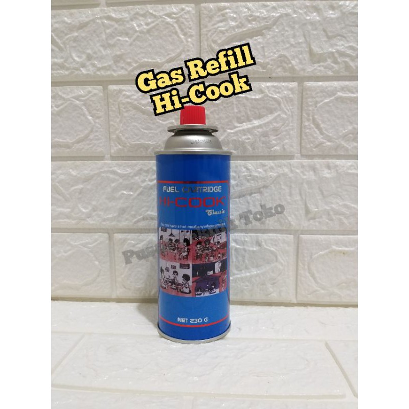 Jual GAS REFILL / GAS KOMPOR PORTABLE / GAS LAS / HI COOK | Shopee ...