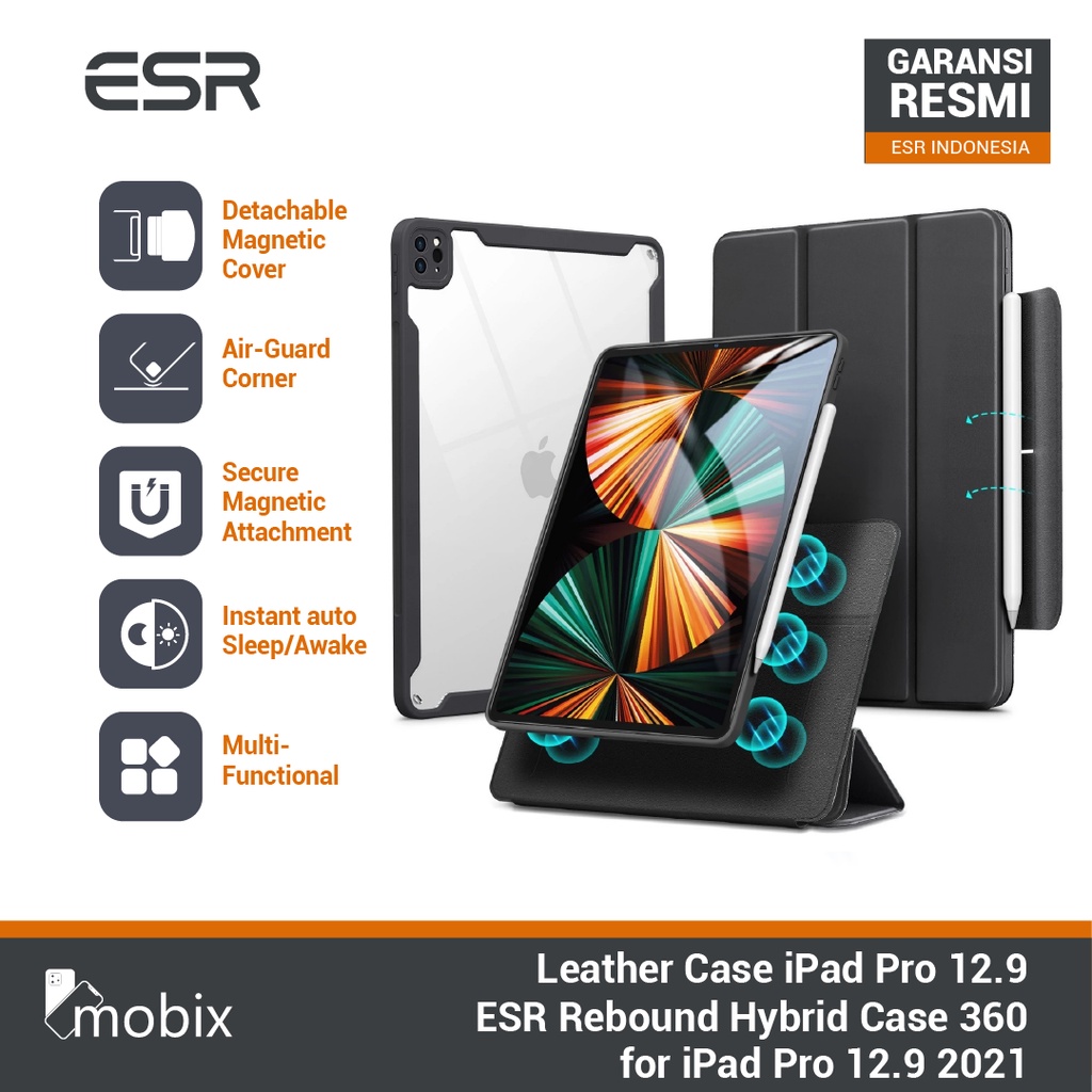 Jual ESR Rebound Hybrid Case 360 iPad Pro 12.9 (2021) | Shopee Indonesia